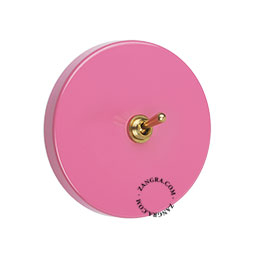 Pink light switches in my interior | zangra