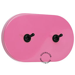 Pink light switches and electrical sockets online | zangra