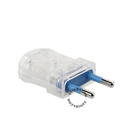 Find here transparent flat plugs | zangra