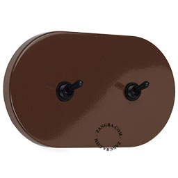 Brown light switches and electrical sockets online | zangra