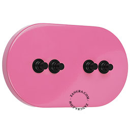 Belgian pink light switches and sockets | zangra